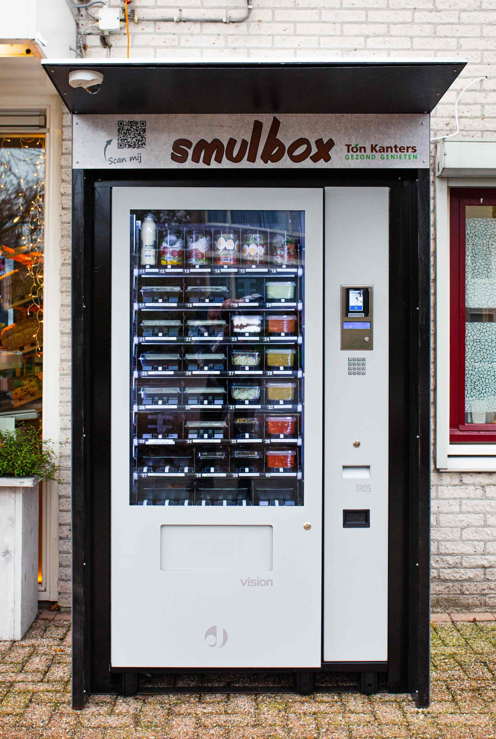 Salade automaat bij Ton Kanters - Vendolution